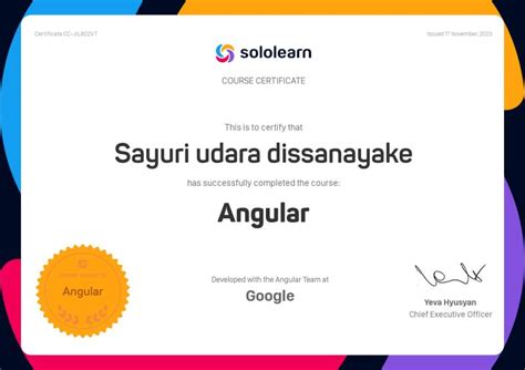 sololearn angular is development platform and framework i learned