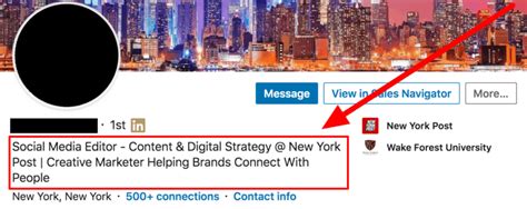 LinkedIn Headline Example 2 For Professionals Cultivated Culture