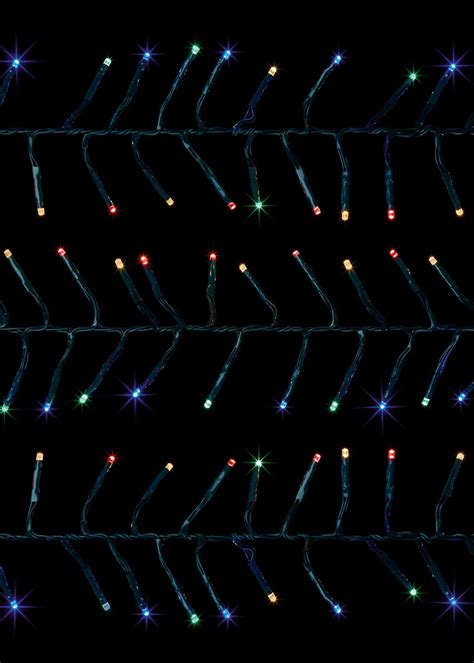 Premier Decorations 720 Multi Coloured Led Cluster Brights Matalan