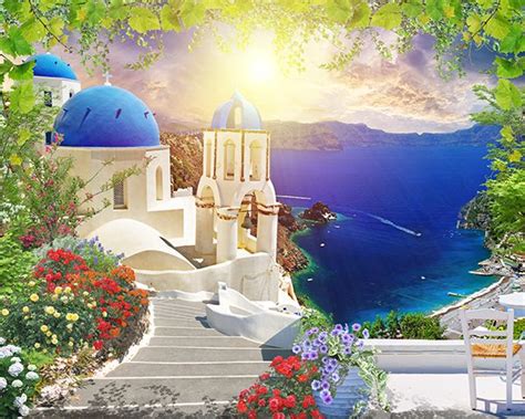 Фреска Санторини Санторини Фреска Фрески