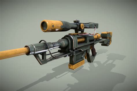 Scifi Sniper 3d Weapons Unity Asset Store