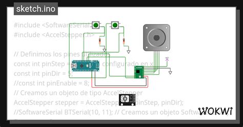 Motor Paso A Paso Wokwi Esp32 Stm32 Arduino Simulator