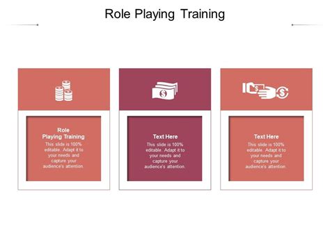Role Playing Training Ppt Powerpoint Presentation Slides Templates Cpb