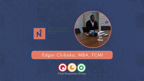 An Interview With Edgar Chibaka Mba Fcmi In Conversation With Our Director Youtube