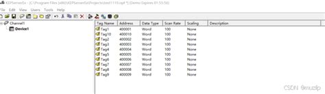 Kepserver 4 5 与第三方modbus Tcp设备进行通信测试 Kepserver Modbus Tcp Csdn博客