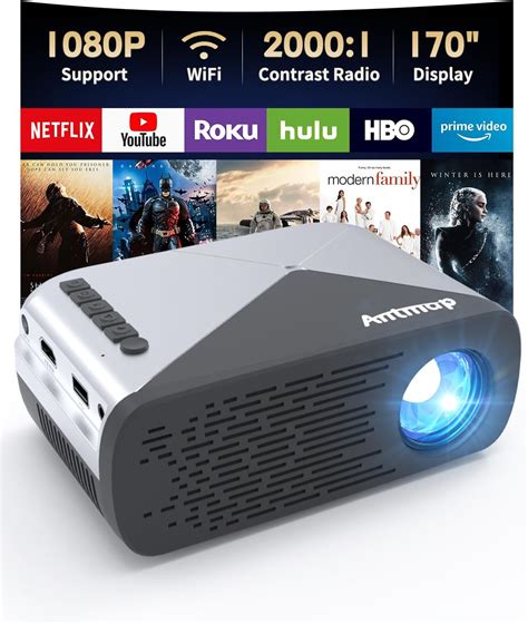 Antmap 2023 Upgraded Mini Wifi Projector Full Hd 1080p India Ubuy