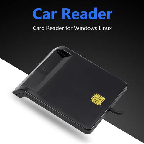 Usb Smart Card Reader Dnie Atm Cac Ic Id Sim Card Grandado