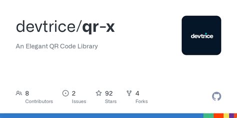 Github Devtriceqr X An Elegant Qr Code Library