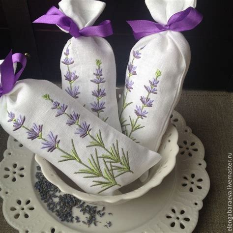 САШЕ с лавандой ароматическое ЛАВАНДОВАЯ НЕГА Lavender Bags Monogram Machine Sewing Crafts