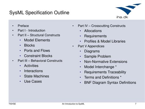PPT An Introduction To SysML PowerPoint Presentation Free Download ID 707713