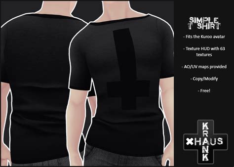 Second Life Marketplace Krankhaus Kuroo T Shirt