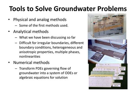 Ppt Groundwater Modeling 1 Powerpoint Presentation Free Download