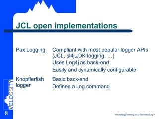 Service Logging PPT
