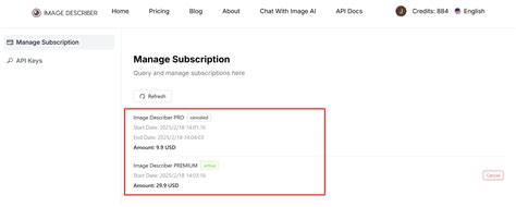 Manage And Cancel Your Image Describer Subscription Image Describer