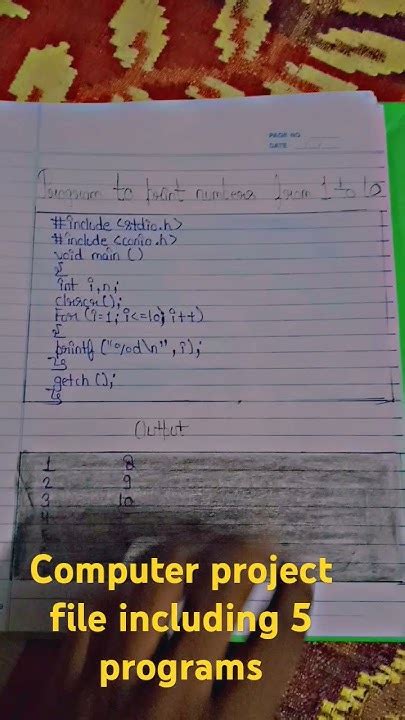 computer project file 😍😍😍😍 youtube