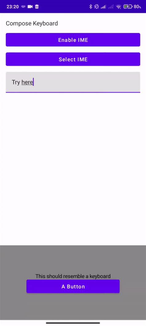 android animations and effects broken on keyboard written in jetpack