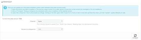 Thirty Bees Git Updater Module Preview See The Latest Upgrade Path In Thirty Bees