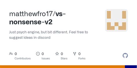 github matthewfro17 vs nonsense v2 just psych engine but bit