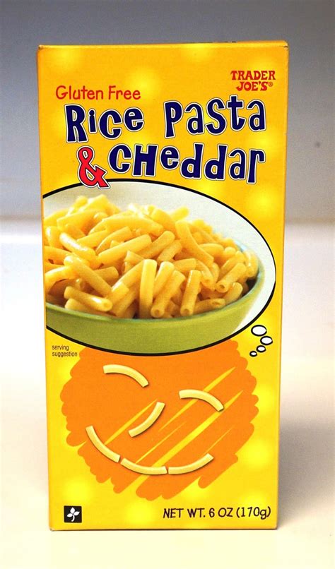 exploring trader joe s trader joe s gluten free rice pasta and cheddar