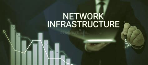 Writing Displaying Text Network Infrastructure Word For Hardware And