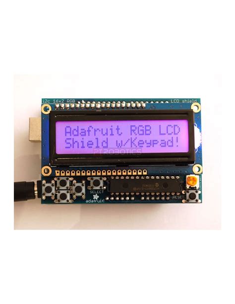 I2C LCD Shield Kit 16x2 RGB Character Display