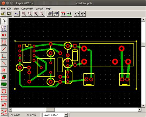 Free Eda Easy Circuit Board Design With Expresspcb · One Transistor