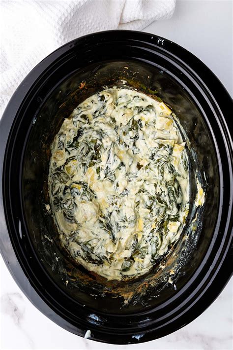 Crock Pot Spinach Artichoke Dip Recipe Mini Bites Recipes