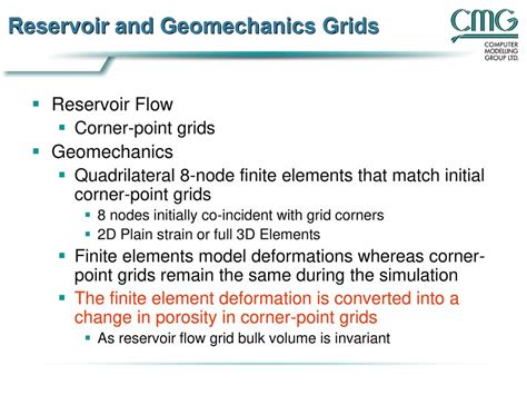 Geomech And Its Features Discussion On Iterative Coupling Examples