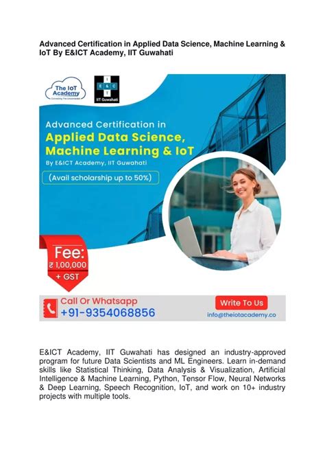 ppt advanced certification in applied data science machine learning