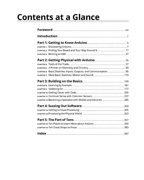 arduino for dummies