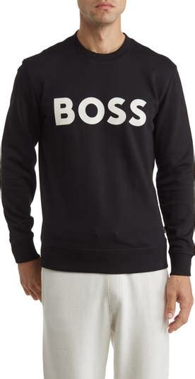 Boss Stadler Crewneck Cotton Sweatshirt Nordstromrack