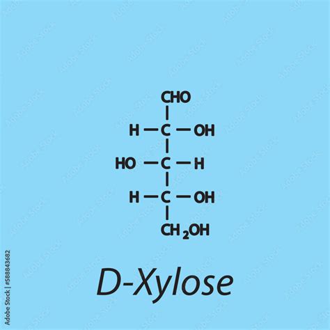 Straight Chain Form Chemical Structure Of D Xylose Sugar Scientific