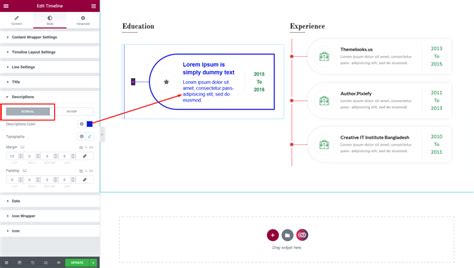 How To Use Timeline Widget Of Enteraddons Enter Addons