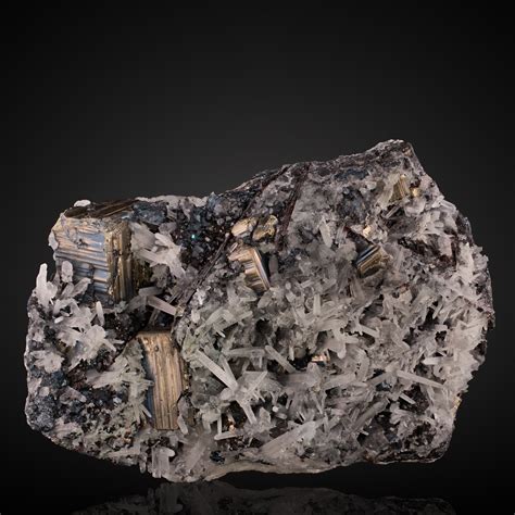 Pyrite Quartz Hubnerite Collectors Edge