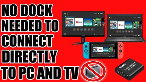 How To Connect The Nintendo Switch To PC And TV At The Same Time No Dock Needed YouTube