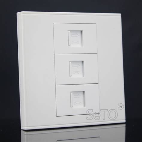 Seto 86 Type Drie Poorten Rj11 Cat3 Telefoon Panel Vicedeal