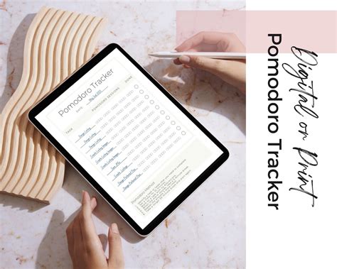 Pomodoro Task Tracker Printable Printable Pomodoro Worksheet