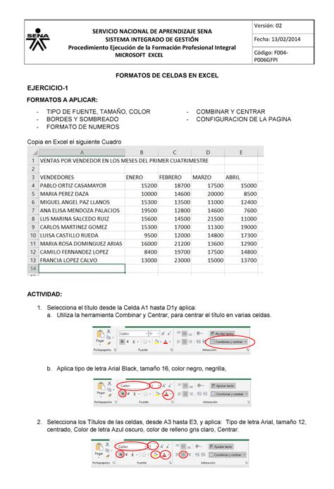 Actividad 1 Excel Ejercicios De Excel Warning Tt Undefined Function 32 Servicio Nacional