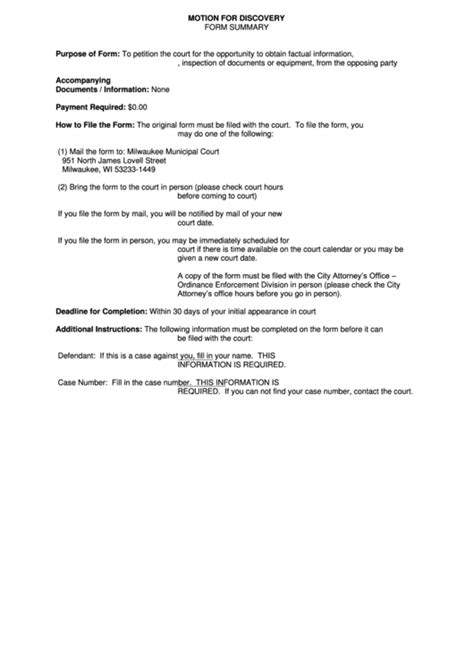 Template Discovery Request Sample