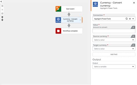 Convert Currency Function Powertools Workflow Automation Plugin