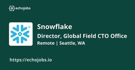 snowflake is hiring director global field cto office [remote] r