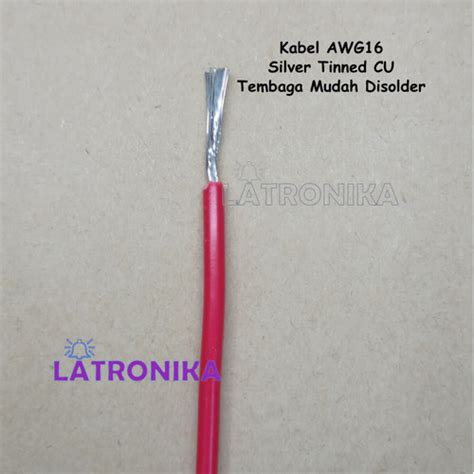 Jual Kabel AWG16 Silver Tinned Cu Per Meter 16AWG Cable AWG 16 AWG Per ...