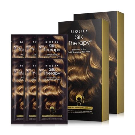 실크테라피 인리치드 액션 골드 랩핑 헤어팩 40g 6개 에누리 가격비교