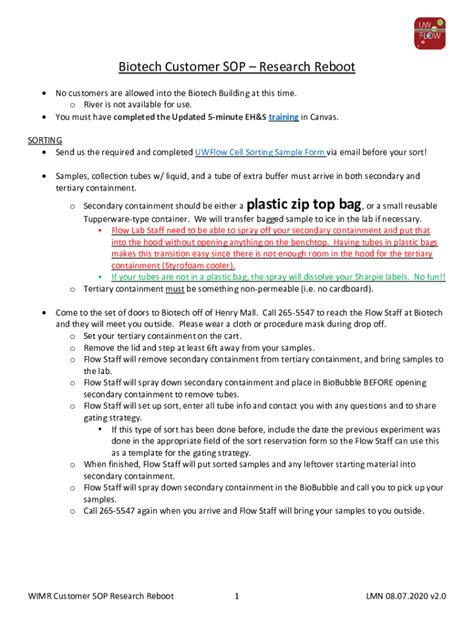 Fillable Online Ten Simple Rules On How To Write A Standard Operating Fax Email Print