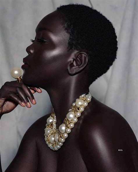 Sudanese Model Nyakim Gatwech Dubbed As ‘queen Of The Dark Becomes The