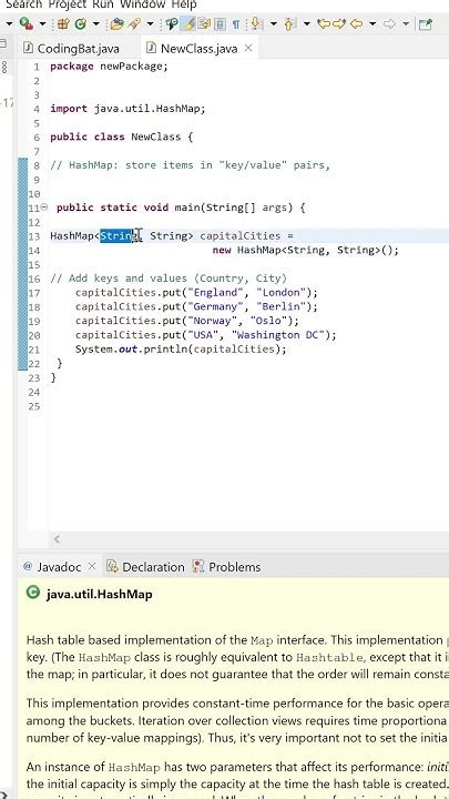 what is a hashmap in java shorts youtube