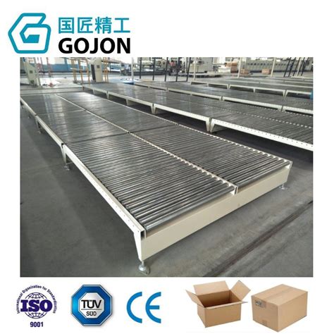 Bulk Stainless Steel Assembly Packing Motorized Drag Pallets Packages Expandable Sorting Heavy