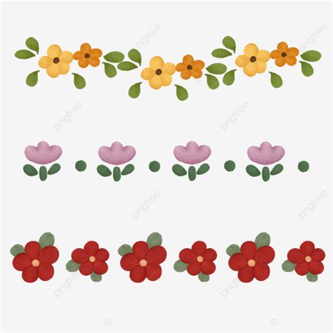 Flower Dividing Line Flower Divider Dividing Line Dividing Line