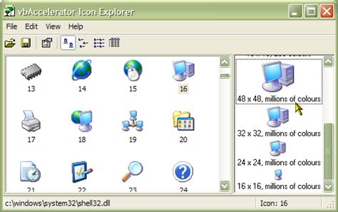 VbAccelerator Icon Extractor Utility