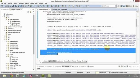 Android Asynctask And Get Data Through Json From Server Youtube
